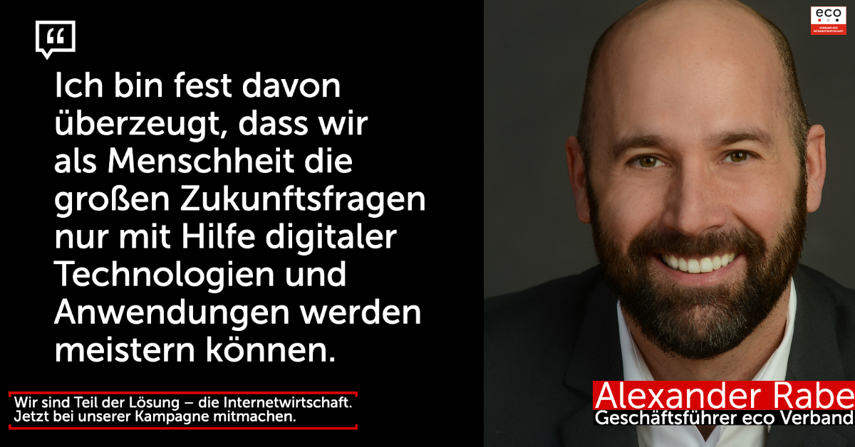 "Wir sind Teil der Lösung - die Internetwirtschaft": Interview mit ...