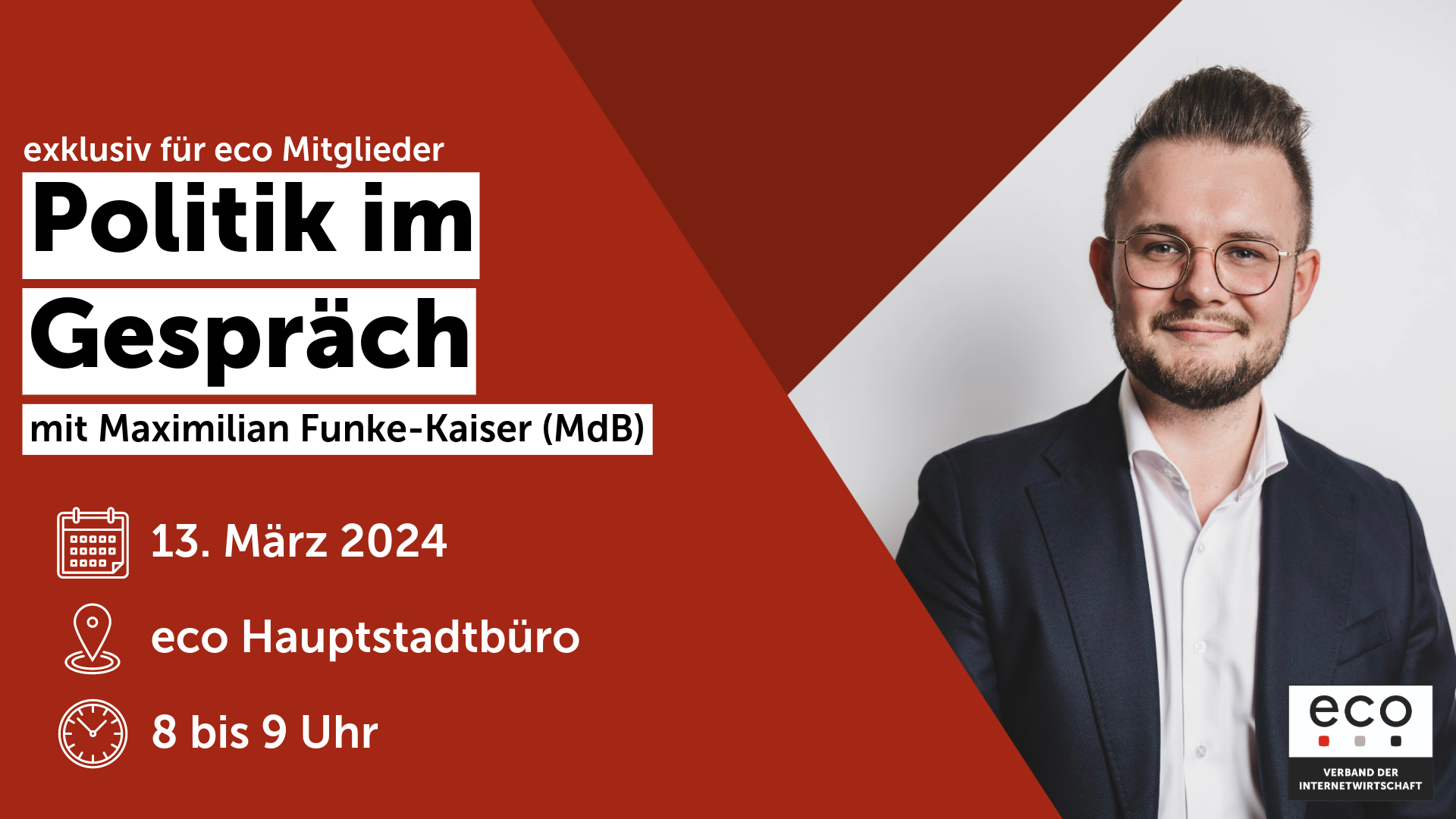 Politik im Gespräch - Maximilian Funke-Kaiser, MdB - eco