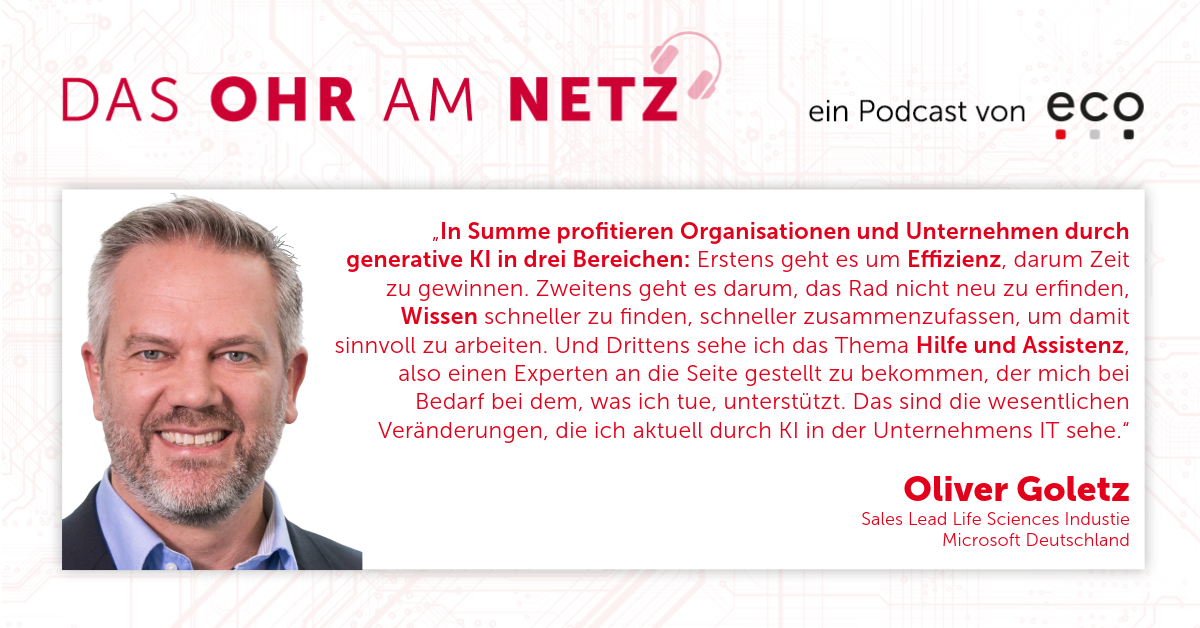 eco Podcast zu KI Future Tech - eco