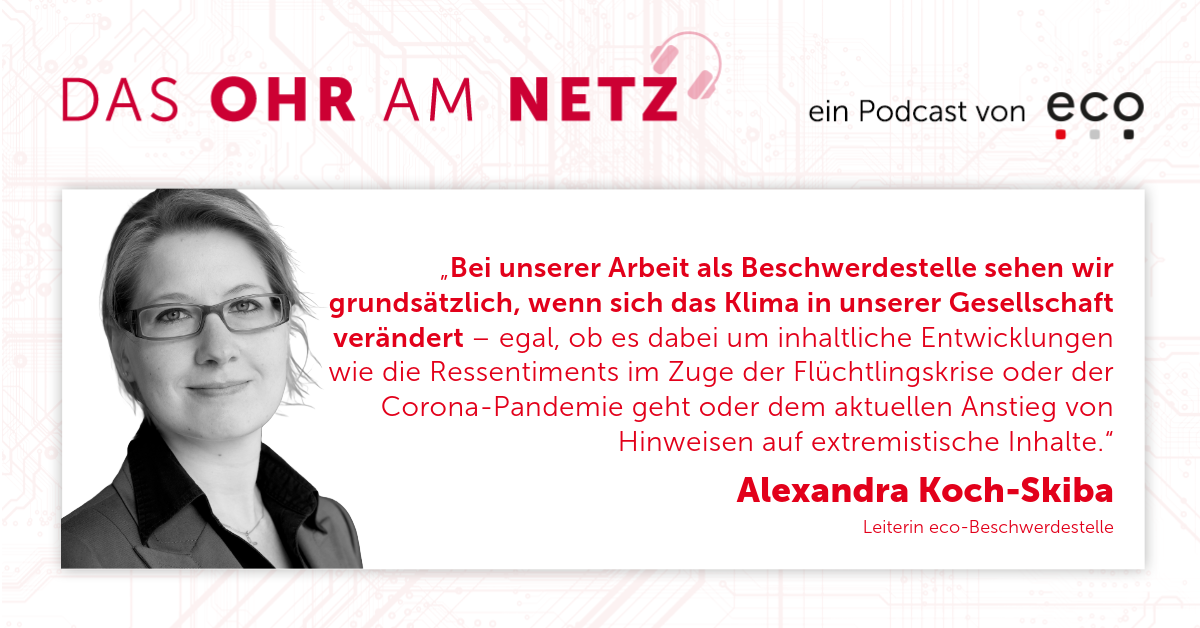 eco Podcast zur Bekämpfung von Hass und Hetze im Netz - eco